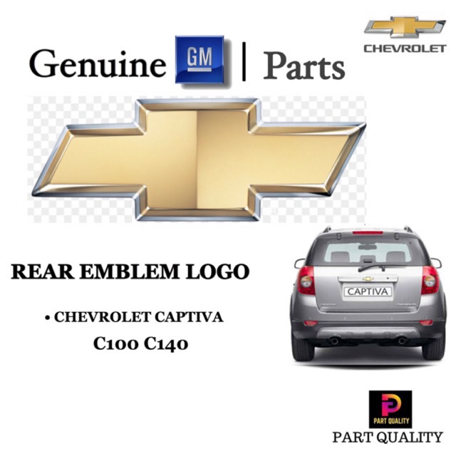 EMBLEM LOGO CHEVROLET CAPTIVA C100 (FRONT AND REAR) | Shopee Philippines
