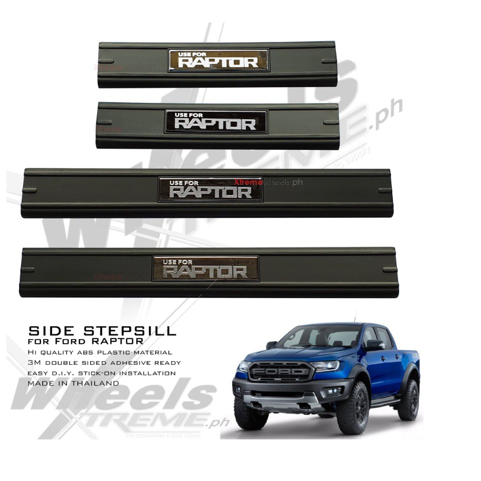 Ford Raptor 2019-2021 Side step sill with Raptor logo removable | BeeCost