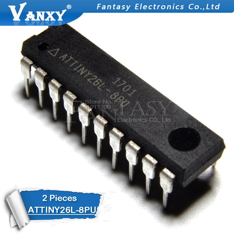 2PCS ATTINY26L-8PU DIP-20 ATTINY26L-8 DIP20 ATTINY26L ATTINY26 26L-8PU ...