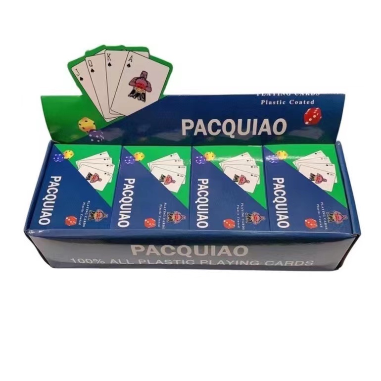 Tuaman 100% all plastic Pacquiao Playing Cards 12pcs | Shopee Philippines