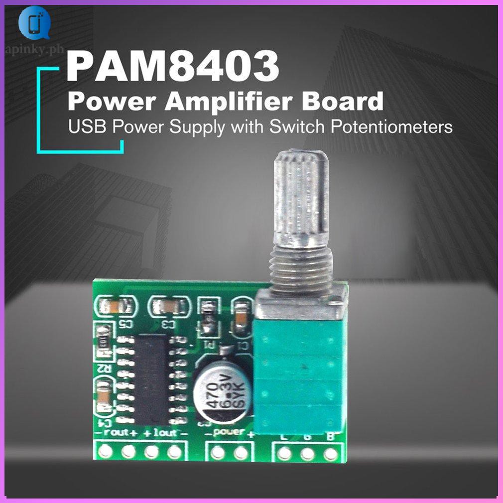 Mini DC 5V USB Power Supply Hifi Digital Audio Amplifier Board with ...