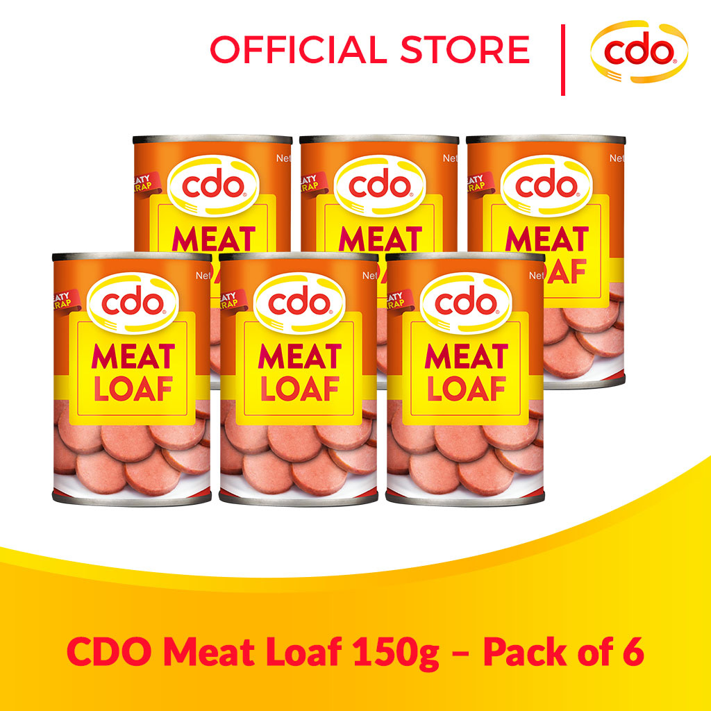 CDO Meat Loaf Classic 150g - Pack of 6 | Shopee Philippines