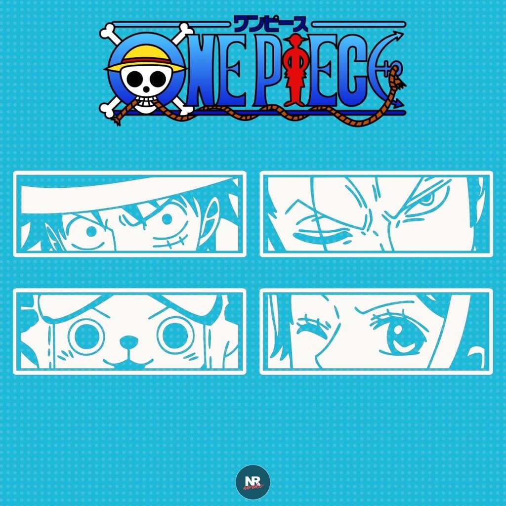 One Piece Characters Luffy Zoro Nami Chopper Vinyl Decal Sticker Anime ...