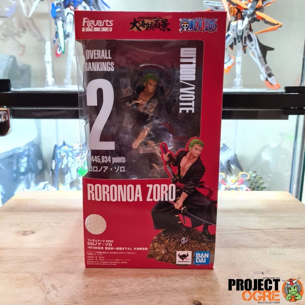 One Piece Figuarts ZERO Figuartszero Ronoroa Zoro WT100 Commemorative: Daikaizoku Hyakkei ...
