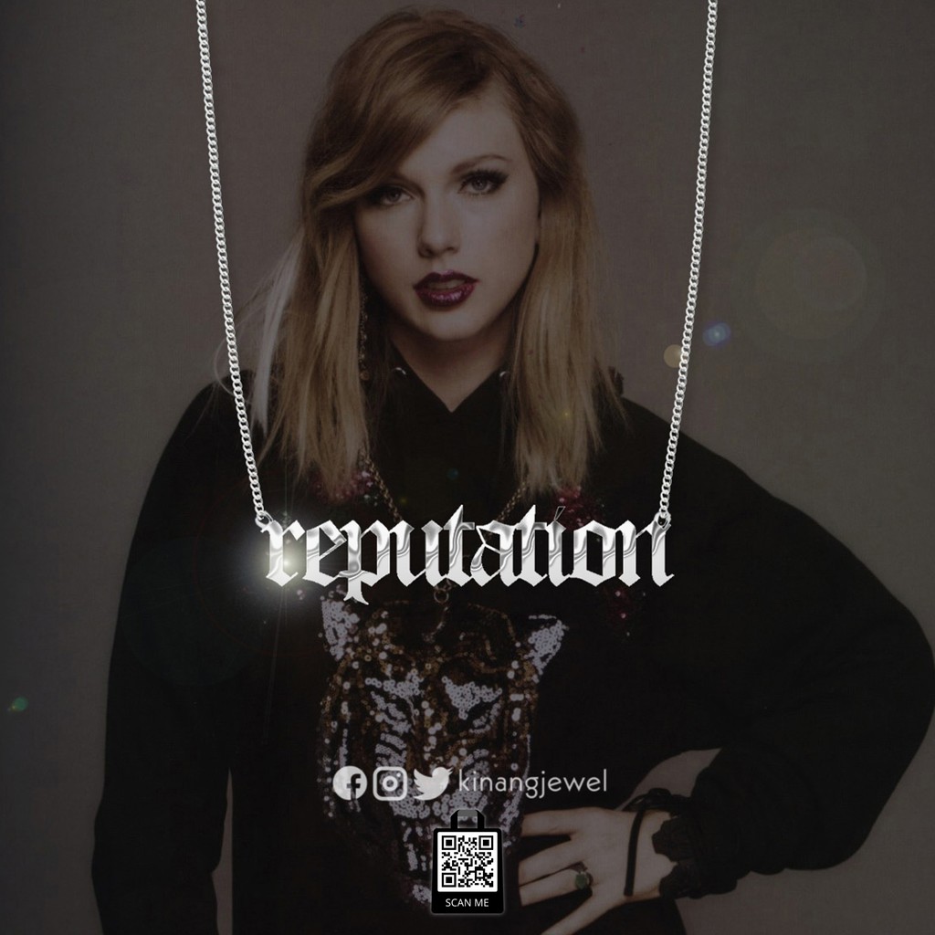 Kinang: "reputation" Necklace (Taylor Swift inspired) | Shopee Philippines