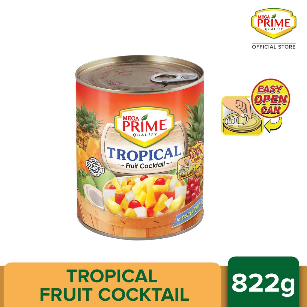Mega Prime Tropical Fruit Cocktail 822g | Shopee Philippines