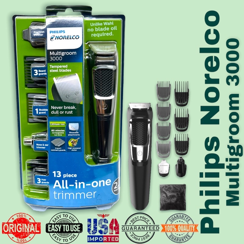 Philips Norelco Multigroom Series 3000 All In One Shaver Standard