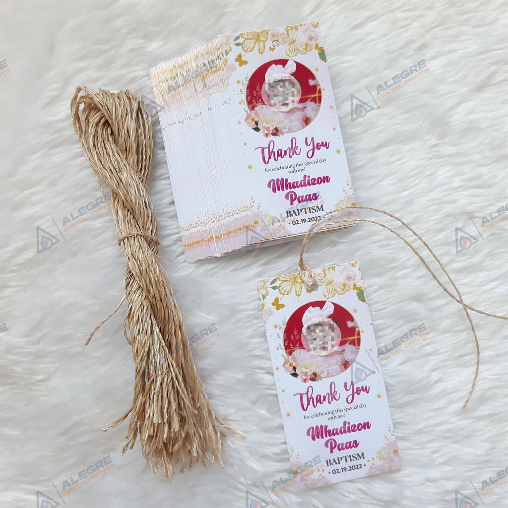 Customized Thank You Tags || sample 4 | Shopee Philippines