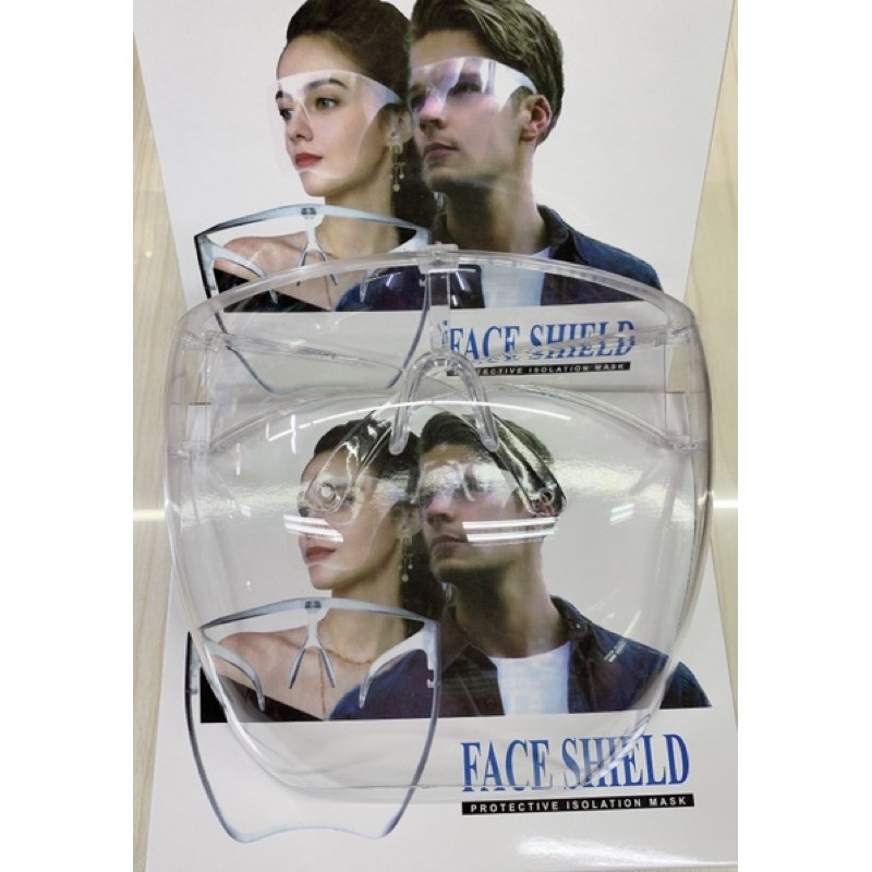 Astro Shield Round Face Shield Pro Acrylic Oversize Face Shield Full ...