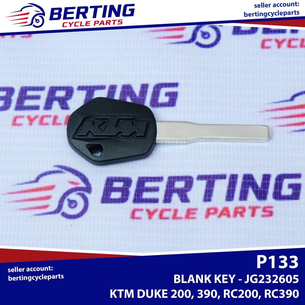 KTM BLANK KEY Duke 200 390 RC200 RC390 Genuine JG232605 | Shopee ...