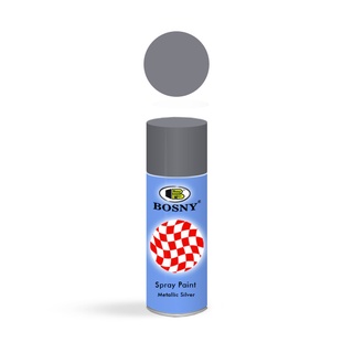 Bosny 1580 Metallic Silver : 100% Acrylic Spray Paint | Shopee Philippines