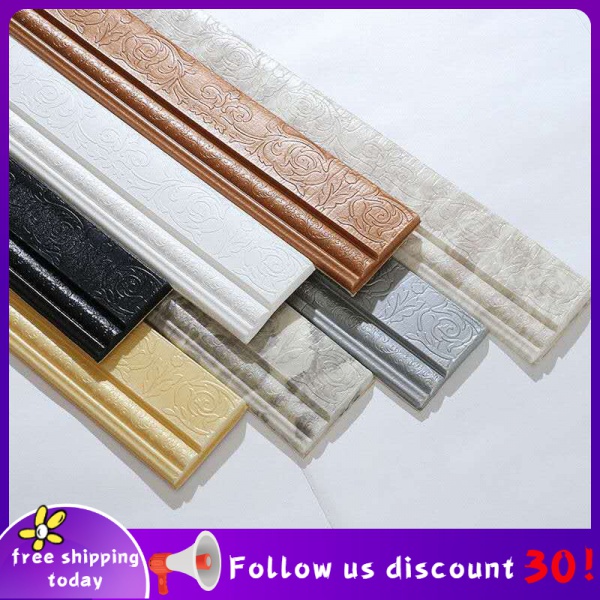 Skirting Wallpaper Self-Adhesive Waistline Edge banding Background Wall ...