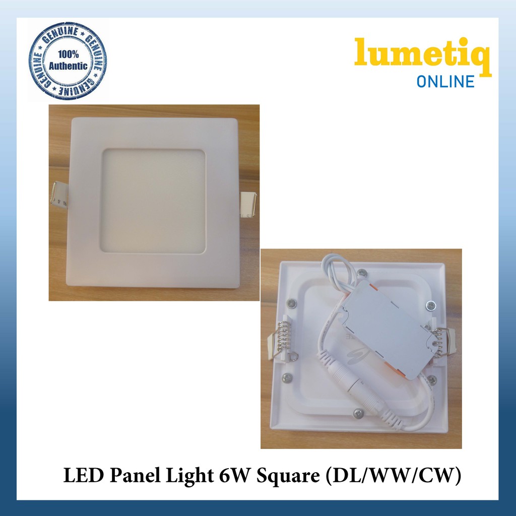 LED Panel Downlight 6W (SQUARE) | Shopee Philippines