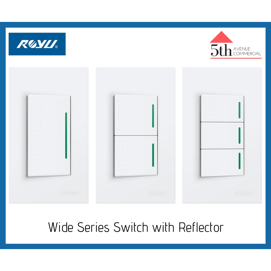 ROYU Wide Series Switch with Reflector | Shopee Philippines