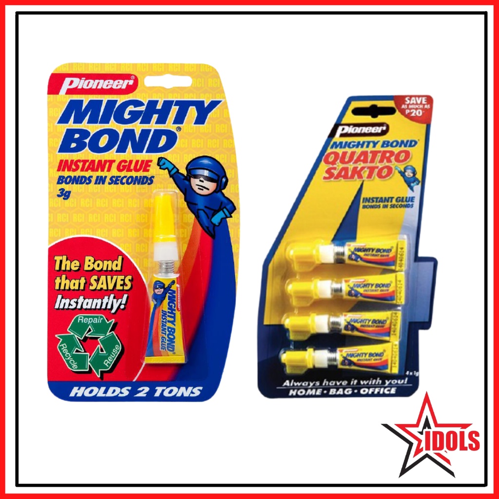 Mighty Bond Super Glue 3g & 1grams | Shopee Philippines