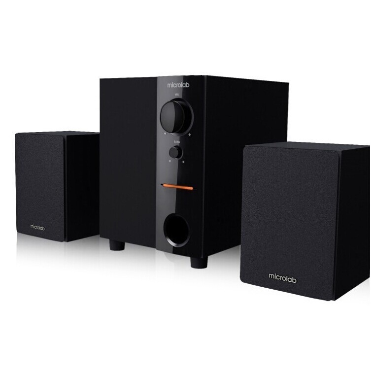 Microlab M-100 Desktop PC Audio Multimedia Subwoofer Bass Speaker ...
