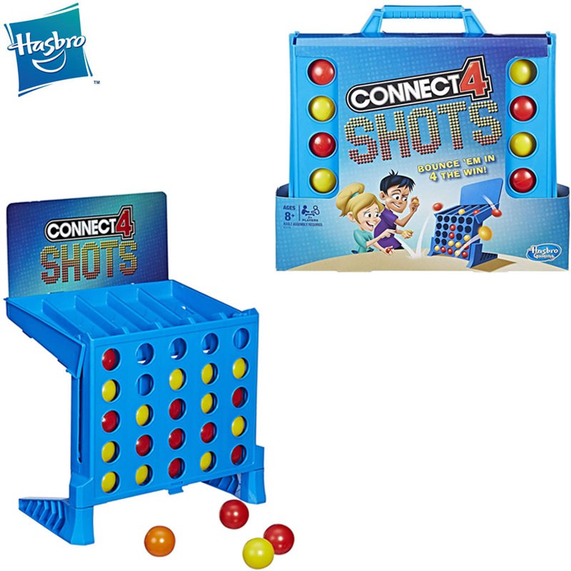 Original Hasbro Gaming Monopoly Connect 4 Shots Bouncing Ball Shot Board Game Family Party Game ...