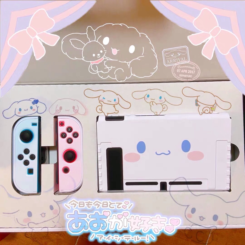 Nintendo Switch OLED Protective Case Custom Cream Color Cinnamoroll ...