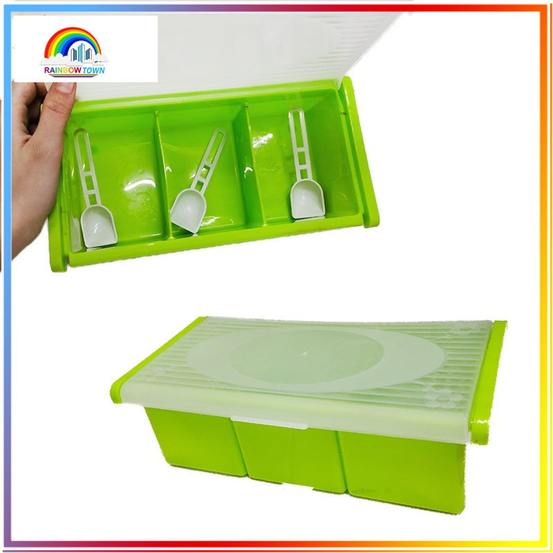 CYK 772 CANNISTER FOOD 3-in-1 Kitchen Plastic Container Jar Canister ...