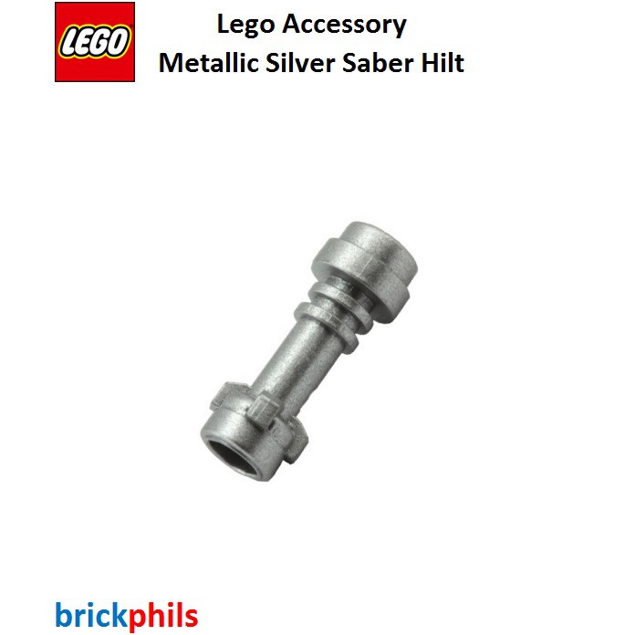 Lego Accessory 64567 - Metallic Silver Saber Hilt | Shopee Philippines