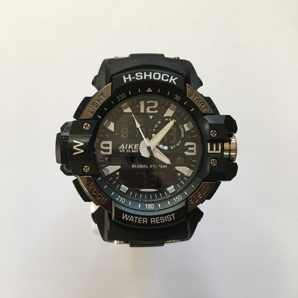H-Shock Waterproof Aike Dual Time Watch Design #2 | Shopee Philippines