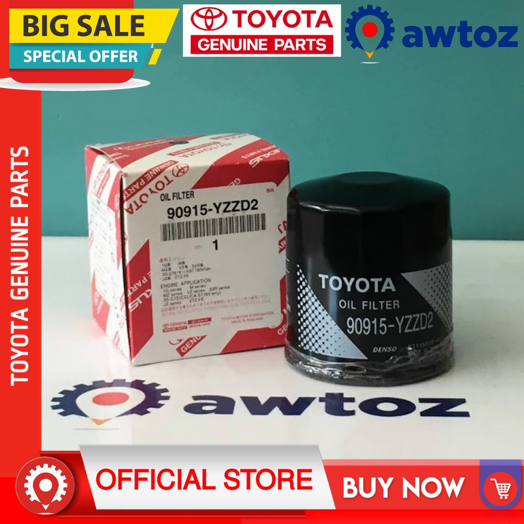 Toyota Genuine Oil Filter Toyota Fortuner, Toyota Innova, Toyota Hi-Lux ...