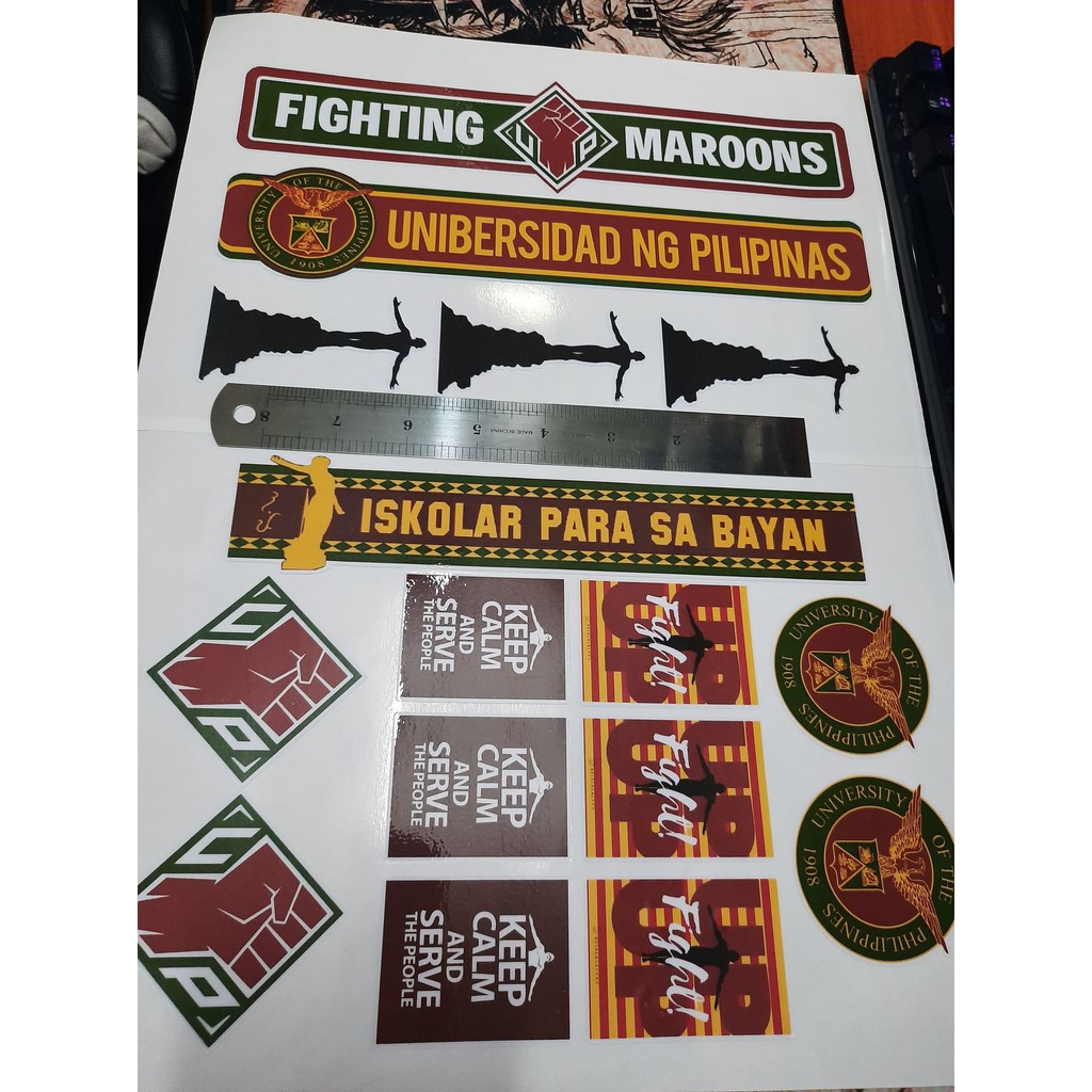 UP DILIMAN 16 PIECES STICKER PACKAGE, University of the Philippines ...