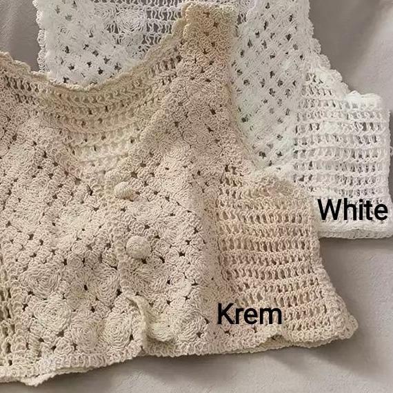 Rompi RAJUT Woven / ROMPI RAJUT Women / KNIT VEST / KOREAN TOP VEST ...