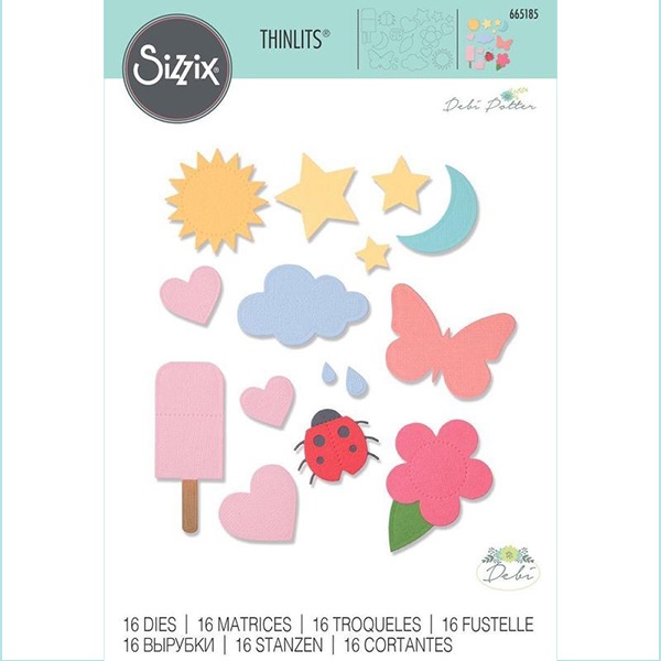 Sizzix Thinlits Die Set Basic Shapes Shopee Philippines 3330