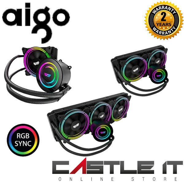 Aigo DARKFLASH SYMPHONY TR120 TR240 TR360 ARGB 120mm/240mm/360mm Radiator CPU AIO Liquid Cooler ...