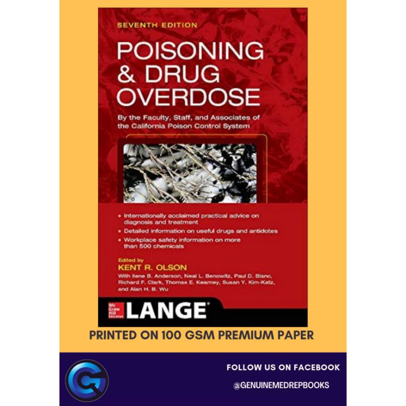 POISONING & DRUG OVERDOSE 7TH EDITION | Shopee Philippines