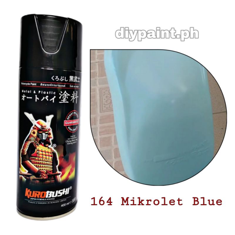 164 MIKROLET BLUE SAMURAI PAINT 400ML | Shopee Philippines