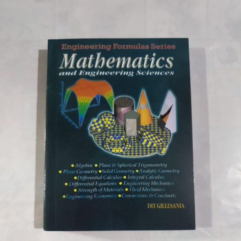 Engineering Formula Series Mathematics by Gillesania | Shopee Philippines