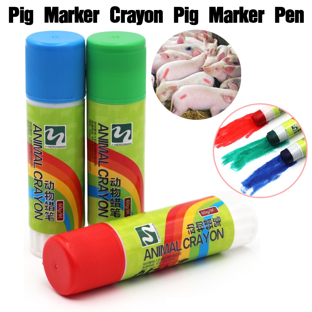 [Spot] 1Pc Pig Marker Crayon Pig Marker Pen Cattle And Sheep Marker ...