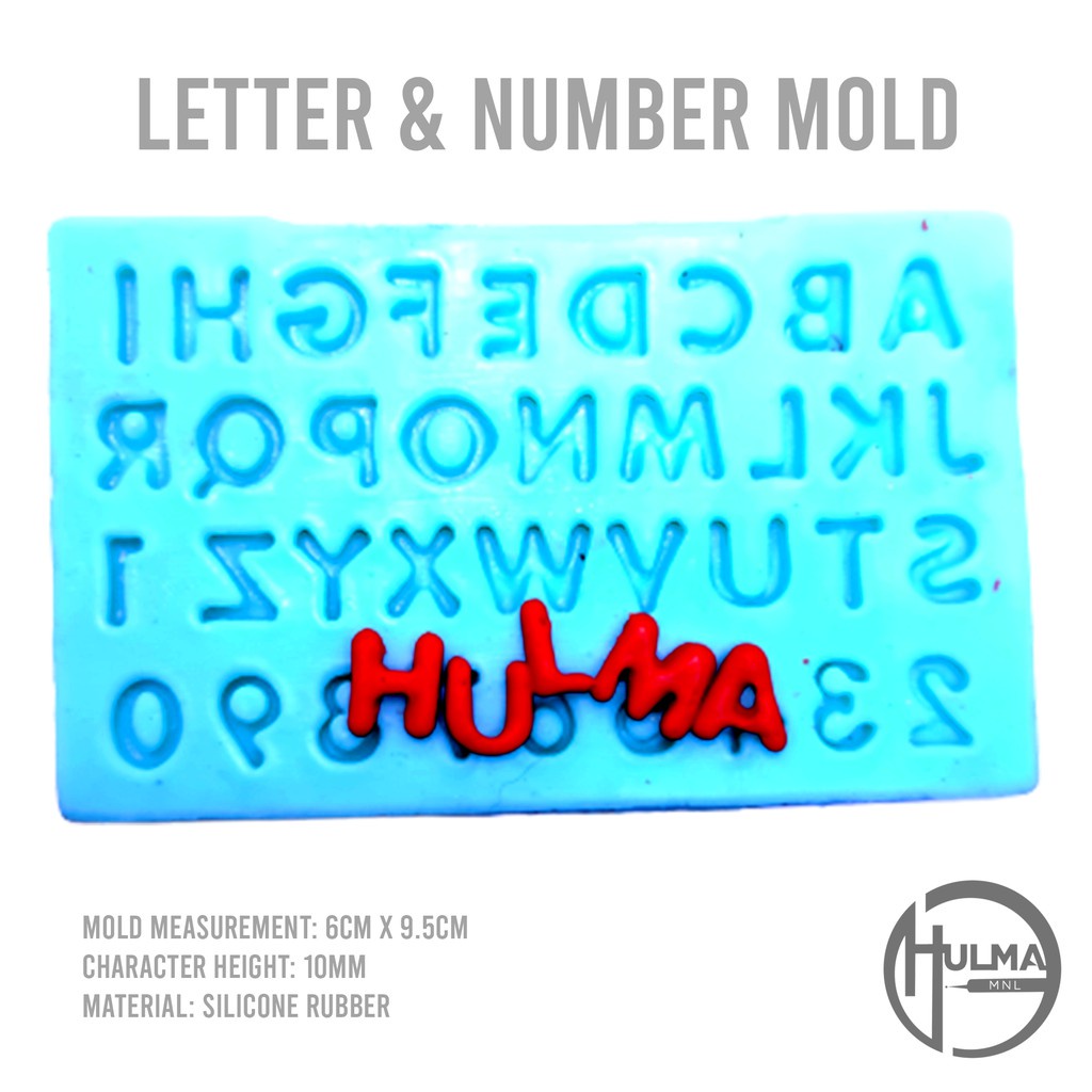 Alphabet letters numbers molder -color available - White | Shopee ...