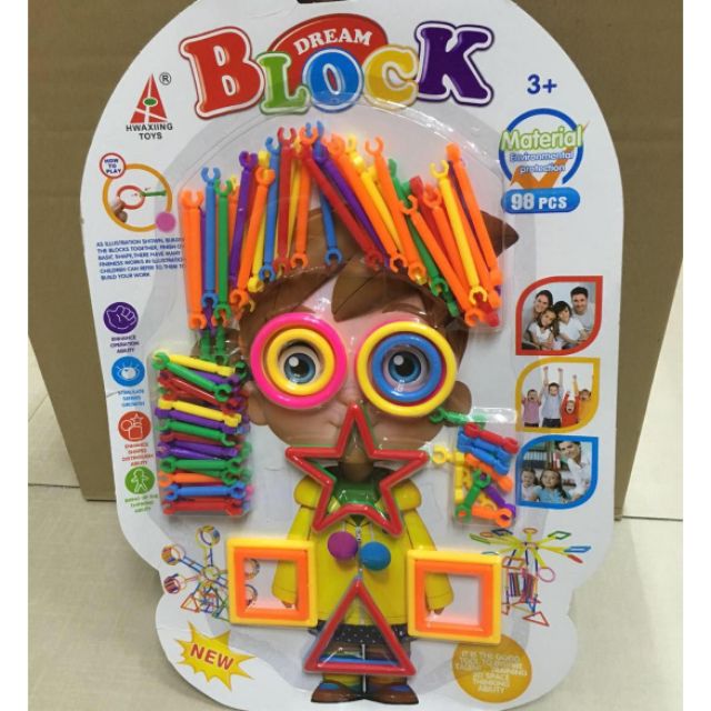 98pcs Dream Blocks Educational Toys Kids Toy Baby Gift | Shopee Philippines