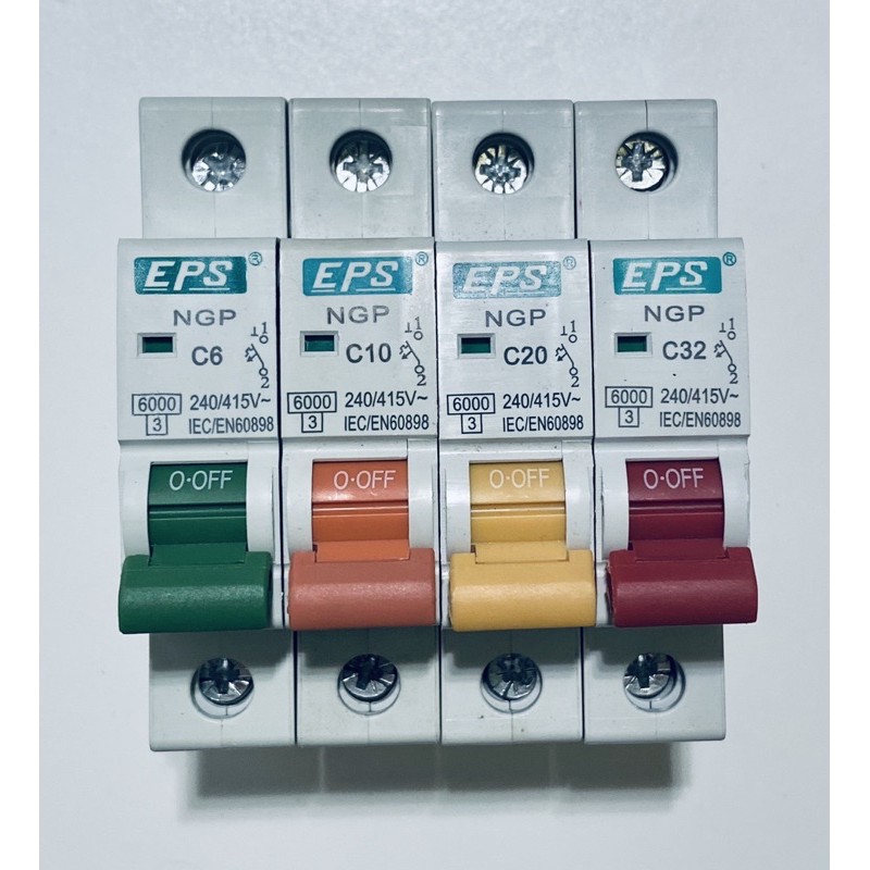 EPS **NGP** 1 Pole / 3 Pole *MCB* 6A / 10A / 20A/ 32A MINIATURE CIRCUIT BREAKER !6KA! (SIRIM ...