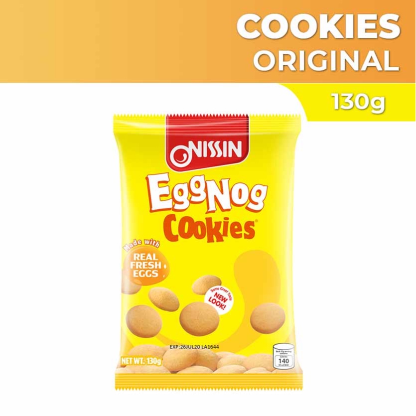 Nissin Eggnog Cookies Family Pack 130g | Shopee Philippines