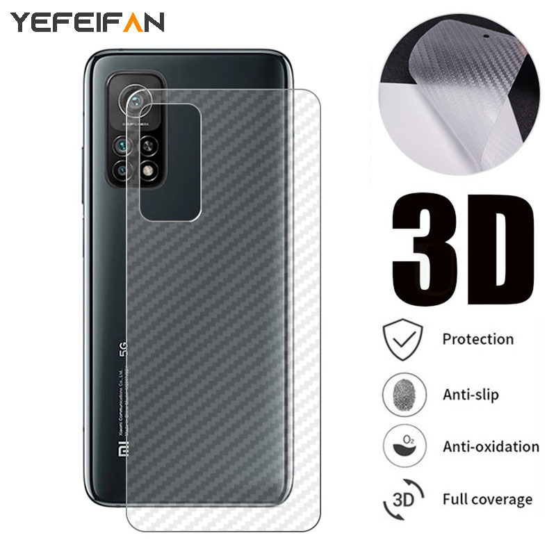 Redmi Note 10 Pro 3D Carbon Fiber Protective Sticker Screen Protector ...