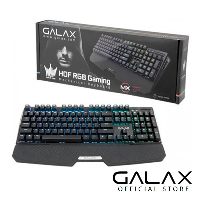 GALAX HOF RGB Gaming Mechanical Keyboard (Cherry Brown SW) | Shopee ...