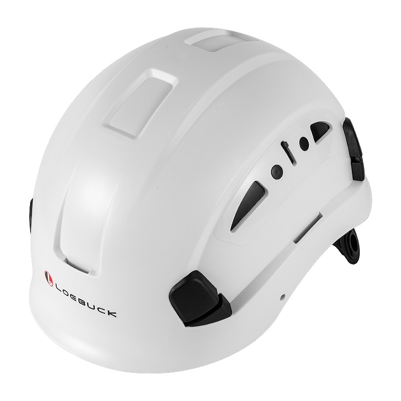 LOEBUCK safety helmet with rechargeable headlight ABS site construction ...