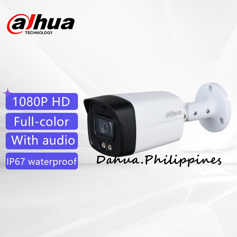 Dahua 2MP/5MP HD Full-color Bullet CCTV Camera Outdoor Wired ...