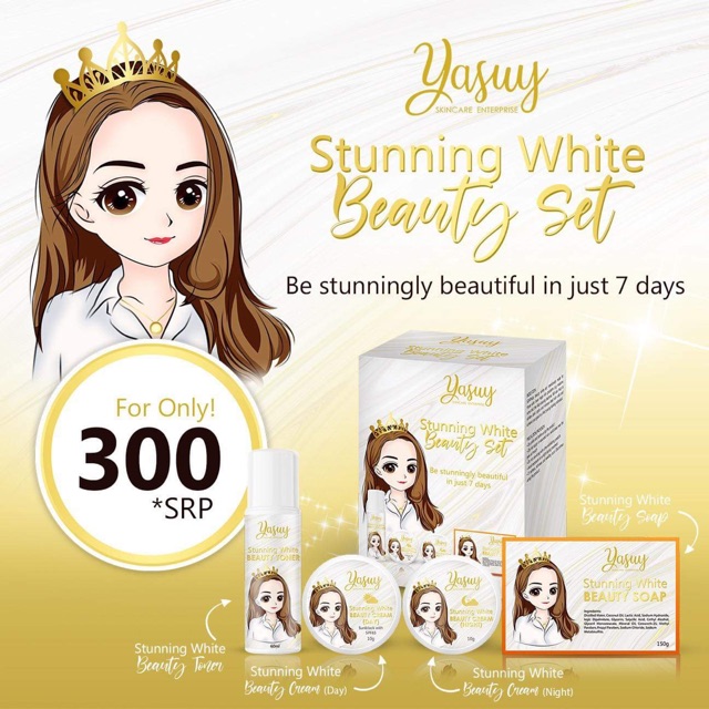 YASUY SET (Stunning White Beauty Set) | Shopee Philippines