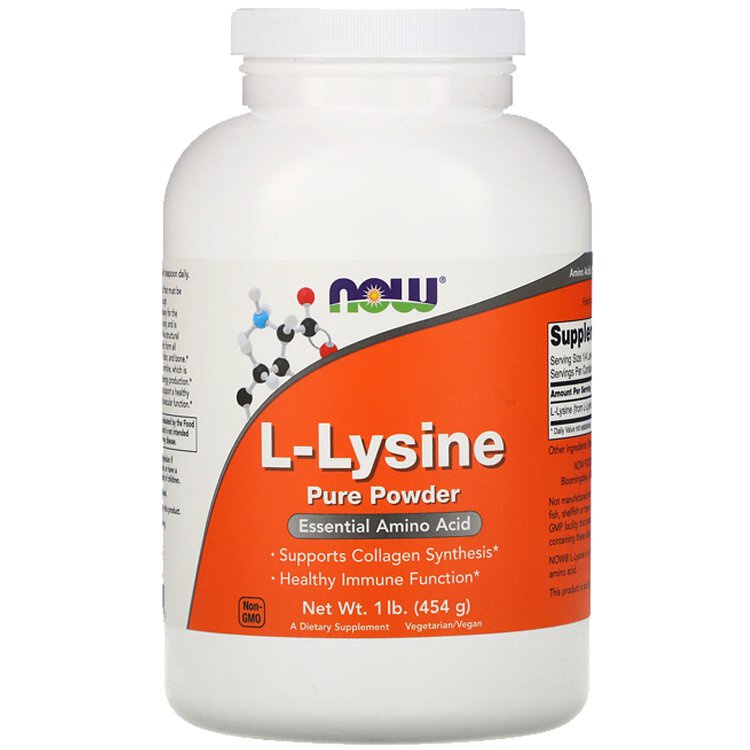 NOW Foods, L-Lysine Pure Powder, 1 lb (454 g) | Shopee Philippines