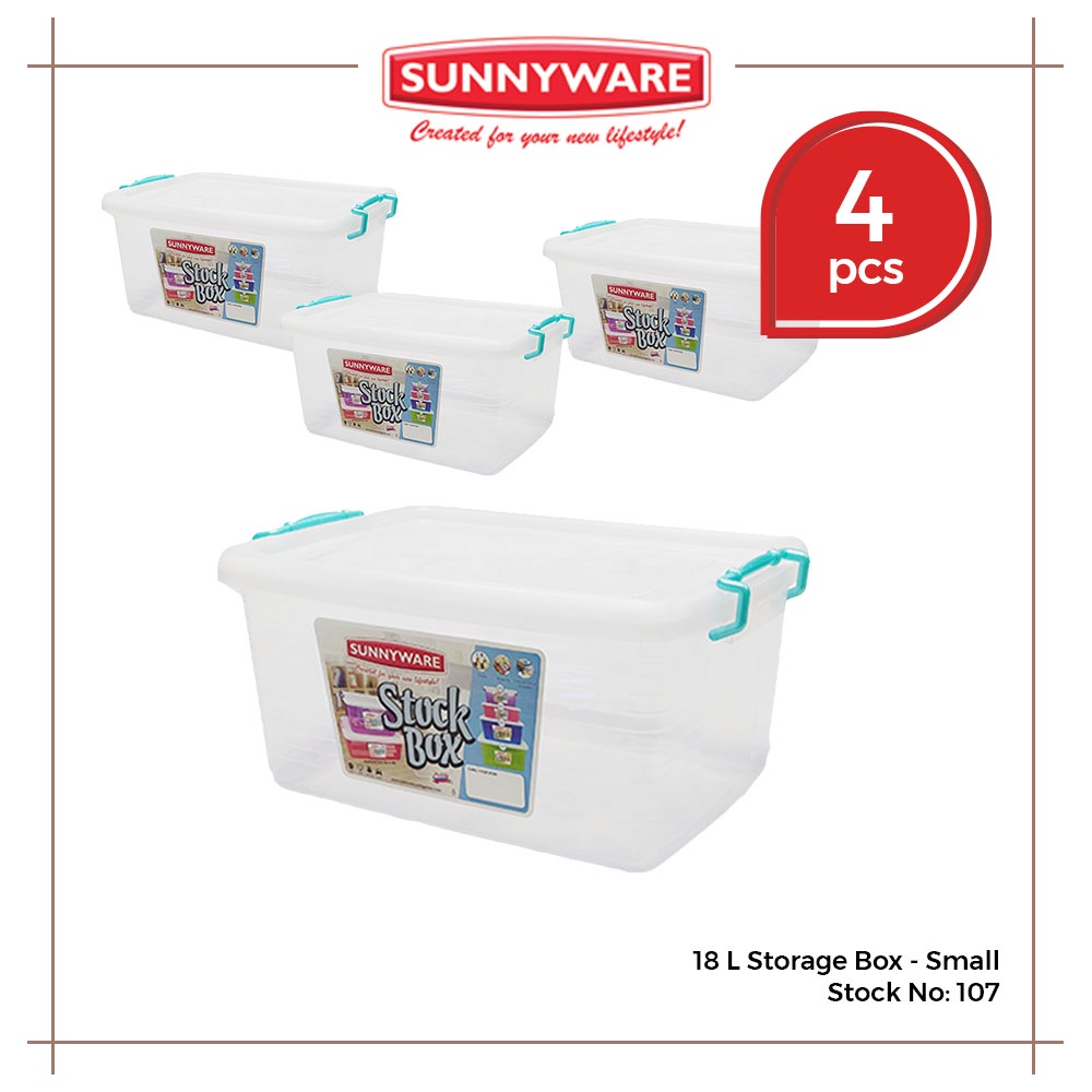 Sunnyware 107 Stock Box / Storage Box - small 18 liters | Plastic ...