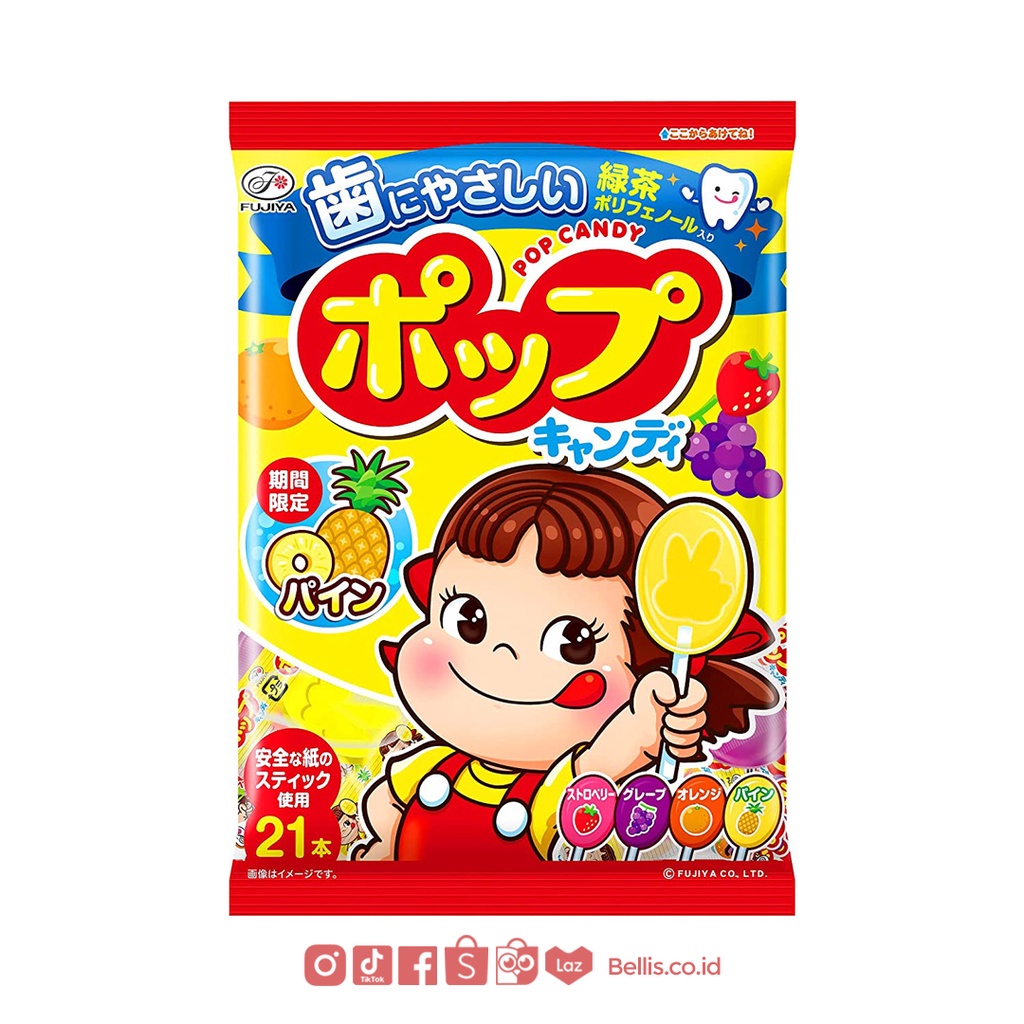 Fujiya Pop Candy Japanese Imported Lollipop Candy | Shopee Philippines