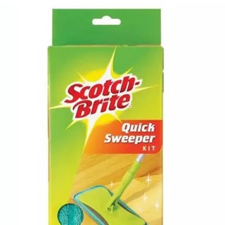 3M Scotch-Brite Quick Sweeper Starter Kit (Green) | Shopee Philippines