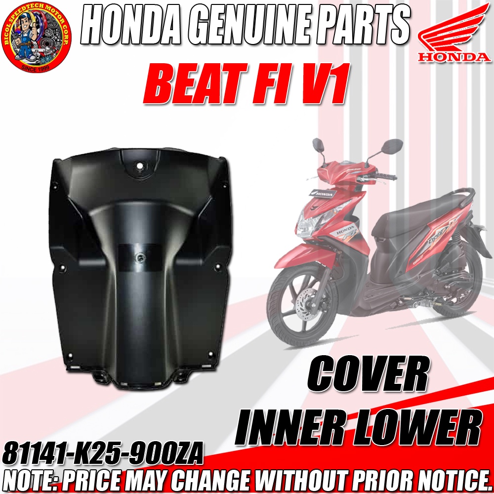 BEAT FI V1 COVER INNER LOWER (HPI) (GENUINE: 81141-K25-900ZA) | Shopee ...