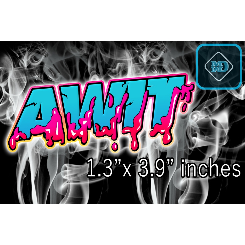 Awit Outdoor Laminated Stickers | Shopee Philippines