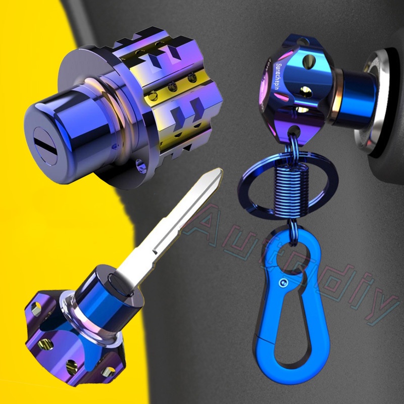 Universal Motorcycle CNC Modified Key Cover CNC Key Bit Hexagon Key Tip ...